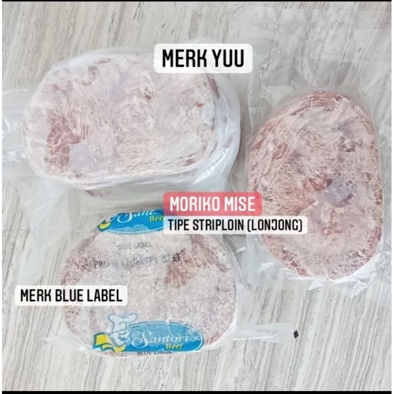 Jual blue label santori wagyu beef steak / daging steak meltique beef ...