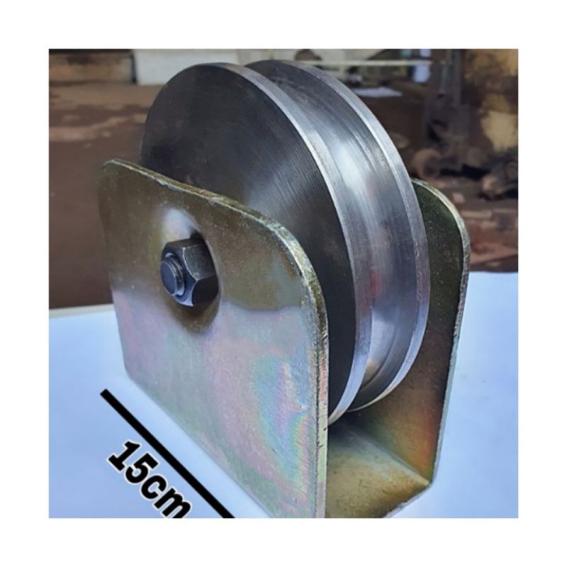 Jual Roda Pagar Besi As Jumbo 15 cm | Shopee Indonesia