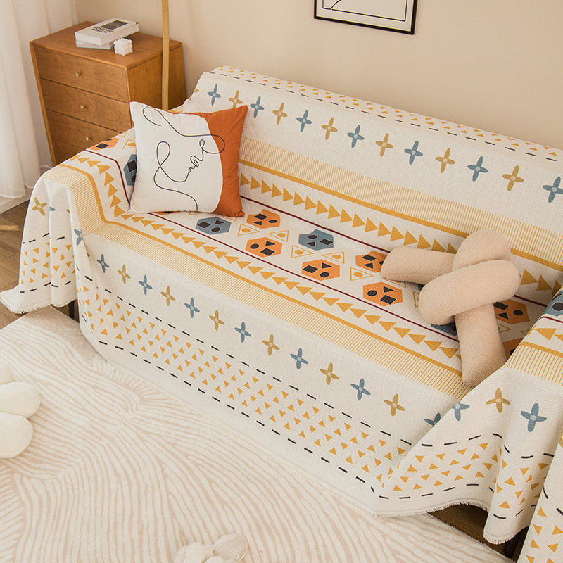 Jual XXMake Penutup Sofa Jacquard Selimut Sofa Sofa Cover Selimut Dua Sisi Size 130 * 180cm 180 ...