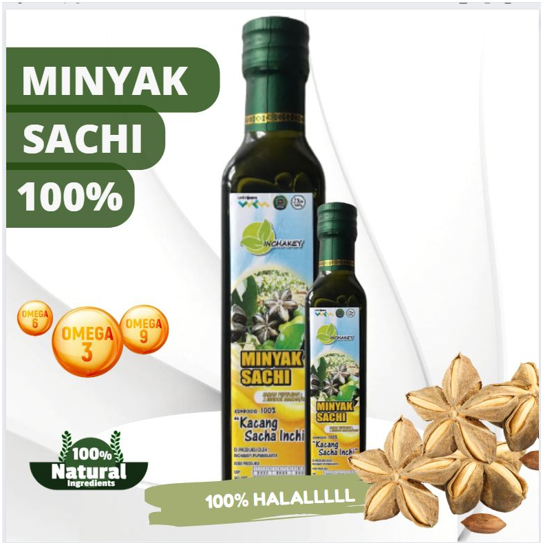 Jual SACHI 250ML Minyak Sanca Inci Alamai Herbal Sacha Inchi Oil Kapsul ...