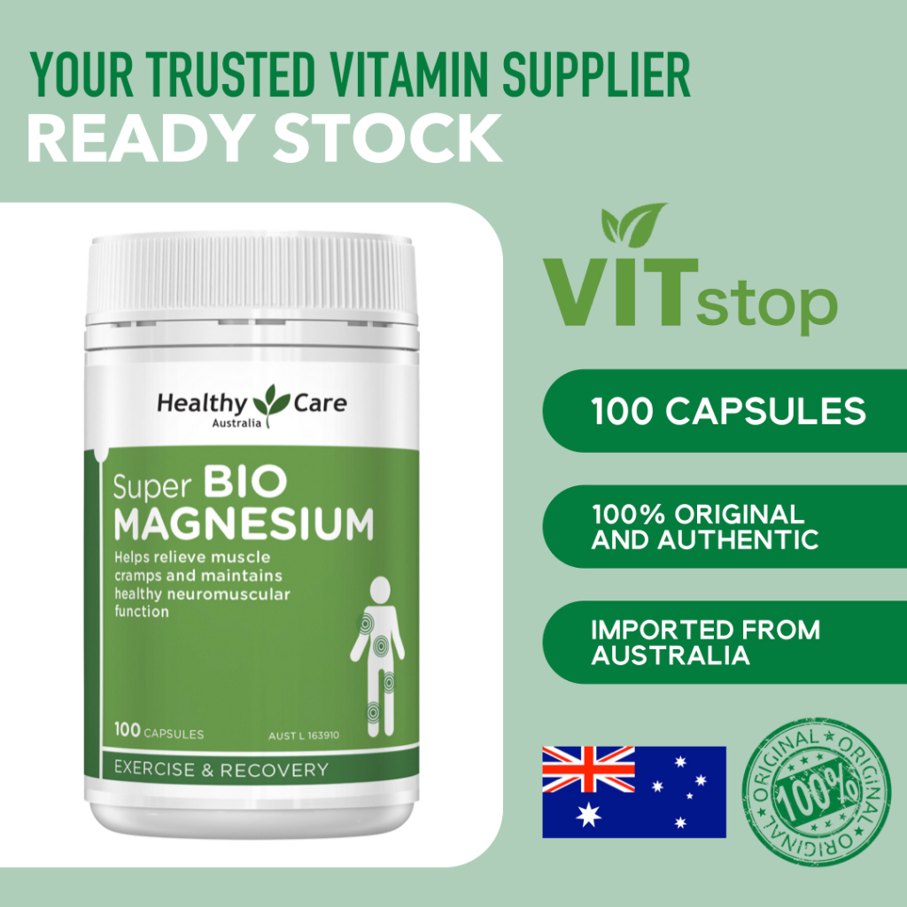 Jual Healthy Care Super Bio Magnesium 100 Capsules | Shopee Indonesia