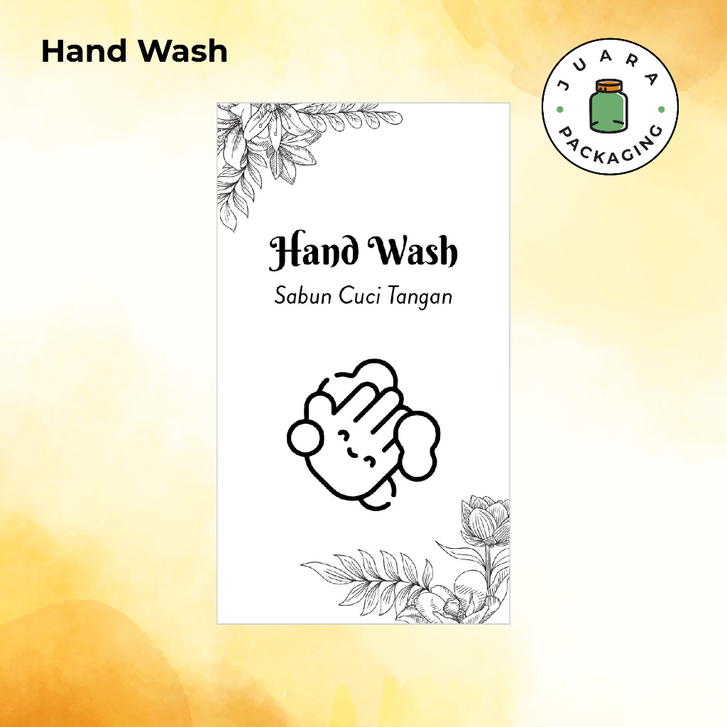 Jual Stiker Label Hitam Putih BW Waterproof Stiker Vinyl Perlengkapan ...