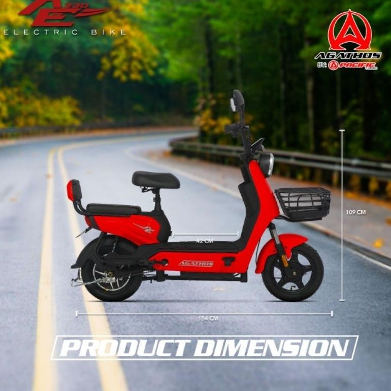 Jual SEPEDA LISTRIK EXOTIC PACIFIC AGATHOS AE 330 NEW 500 WATT | Shopee Indonesia