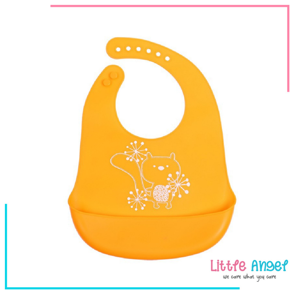Jual BABY BIB Celemek Makan Bayi Slaber Silikon Anak Bibs Karakter ELSA ...