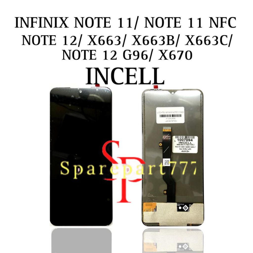 Jual INCELL Lcd Touchscreen Fullset Infinix Note 11 / Note 11 NFC ...