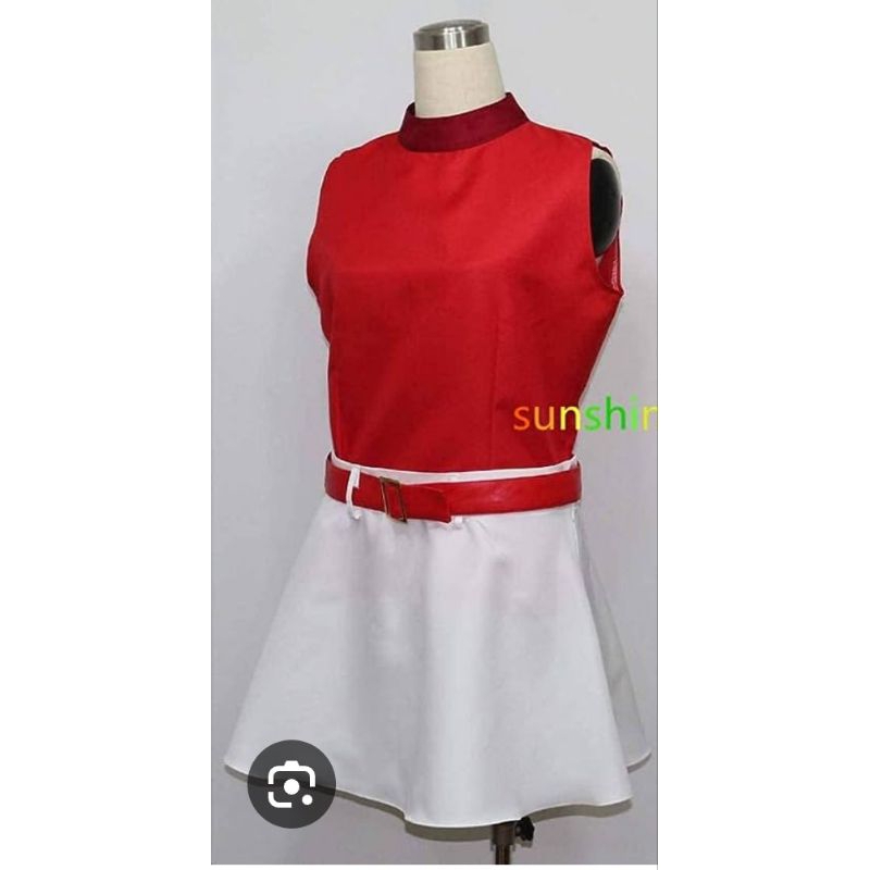 Jual Ponyo on the Cliff Costum Cosplay. Simple and Glamour Red Dress ...