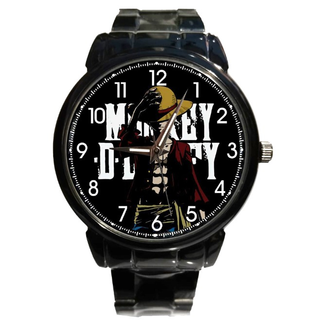 Jual Jam Tangan Pria Keren Stainless New Logo Custom Animasi Jepang ...