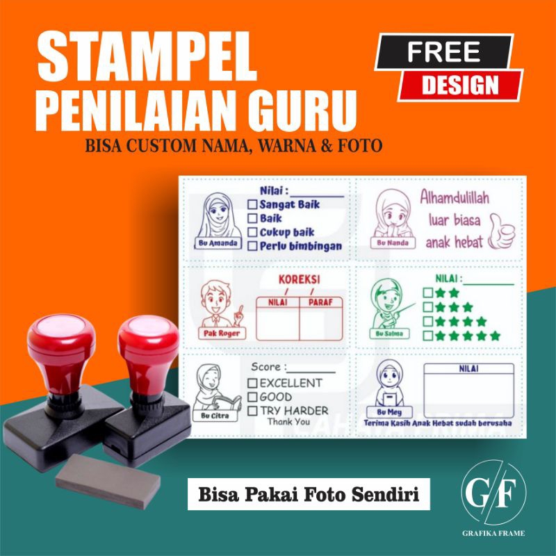 Jual STEMPEL PENILAIAN GURU| STEMPEL ASESMEN | STEMPEL NILAI VIRAL ...