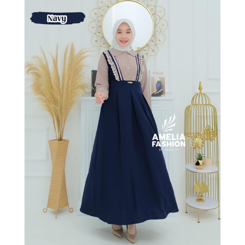 Jual GAMIS ALULA BY AMELIA / READY ALULA DRESS CRINGKEL PREMIUM ...