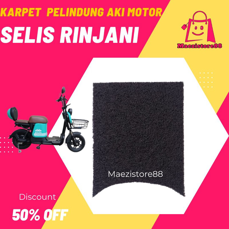 Jual Karpet sepeda motor listrik alas kaki karpet mie bihun empuk murah ...