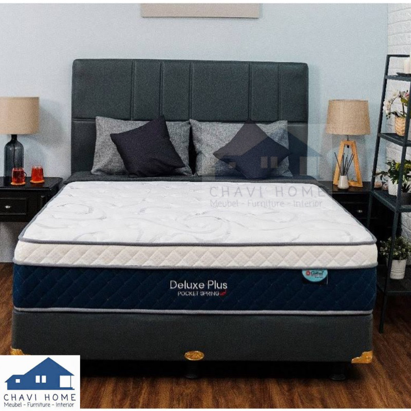 Jual Kasur springbed central deluxe plus pocket spring spring bed ...