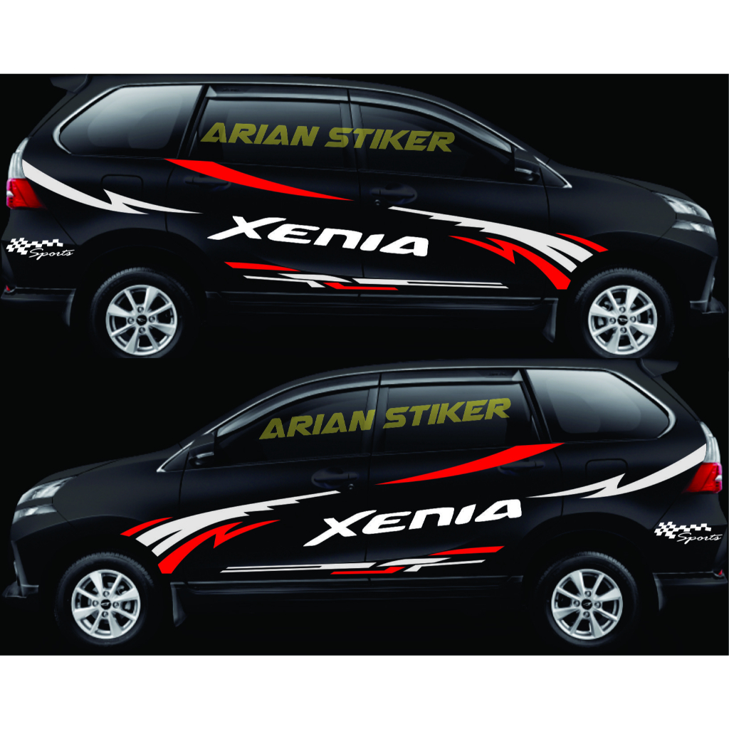 Jual Stiker Cutting Mobil Xenia Stiker Variasi Bodi Samping Mobil ...
