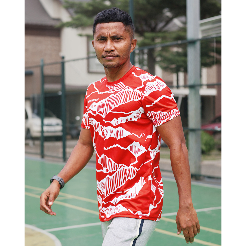 Jual JERSEY MERAH PUTIH 2023 - WAVE | Shopee Indonesia