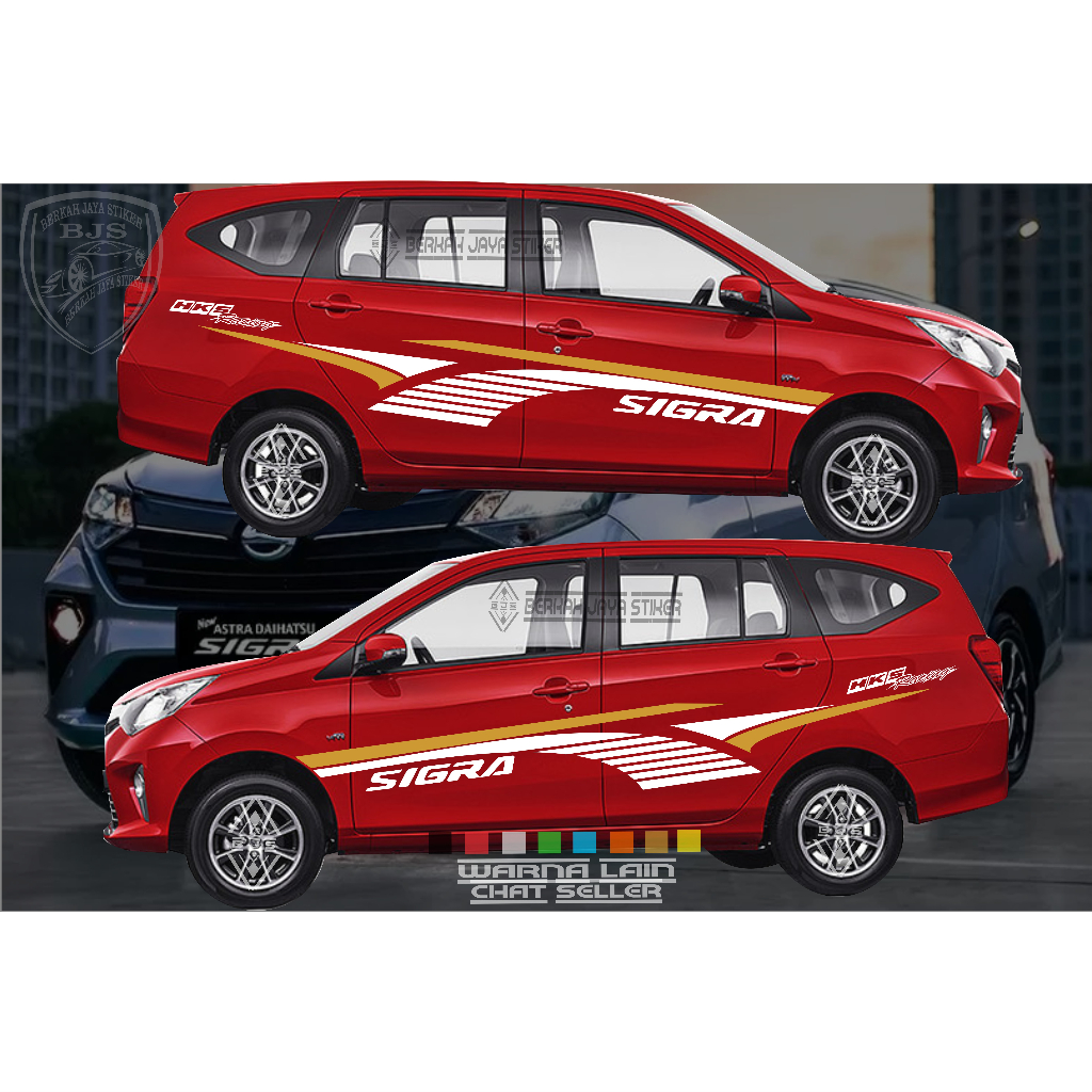 Jual PROMO STICKER SIGRA CALYA STIKER MOBIL DAIHATSU TOYOTA TERBARU ...