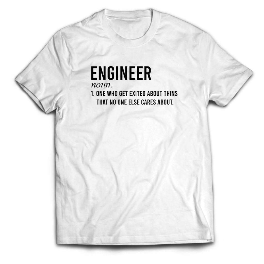 Jual Kaos Pria Anak Teknik ENGINEER THE ONE Dewasa Baju Atasan Unisex ...