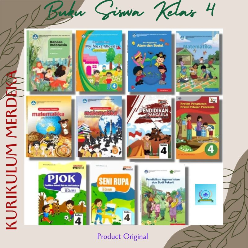 Jual Buku Siswa Kurikulum Merdeka Kelas 4 SD MI Kemendikbudristek | Shopee Indonesia