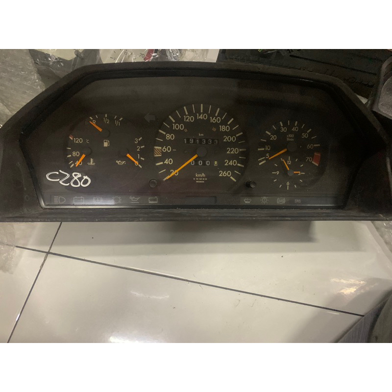 Jual Spedometer W124 Mercedes benz speedometer second copotan | Shopee ...