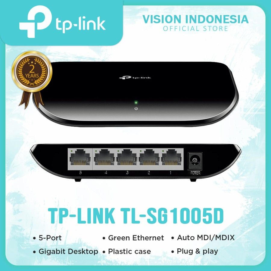 Jual TP-Link TL-SG1005D TP-Link 5-port Gigabit Desktop Switch | Shopee Indonesia