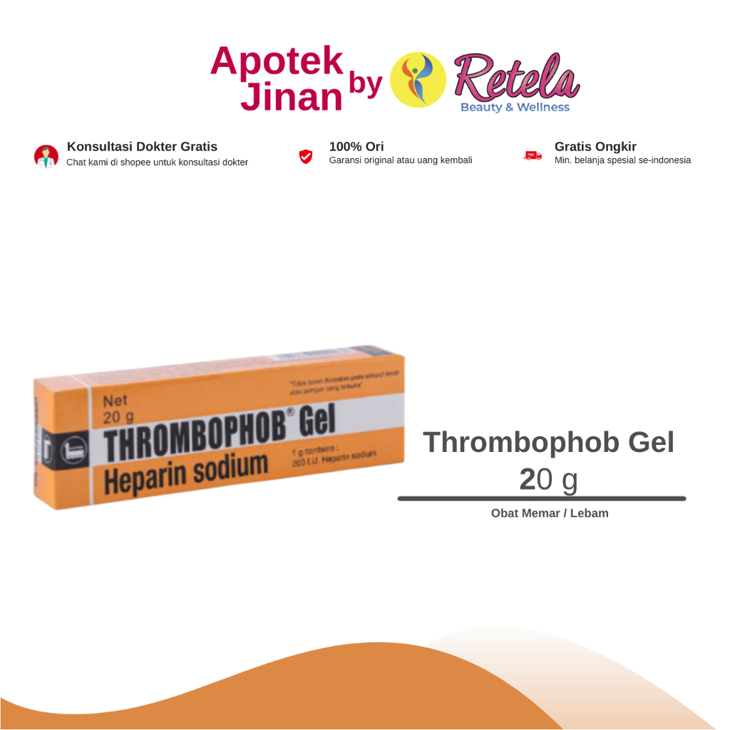 Jual THROMBOPHOB GEL 20GR | Shopee Indonesia