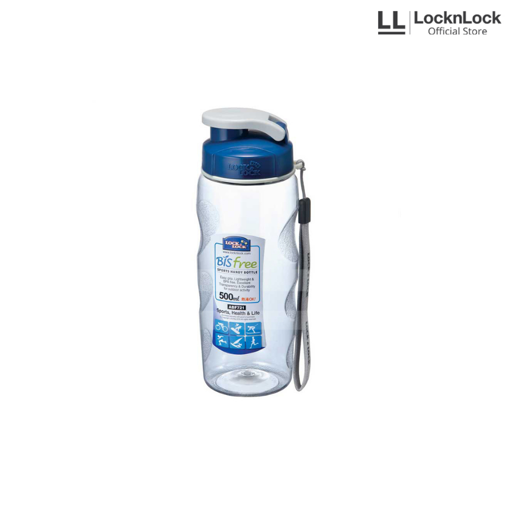 Jual LocknLock Botol Minum Sports Handy Botol Air Minum 500mL - Biru ...