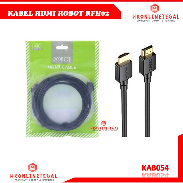 Jual Kabel HDMI to HDMI Robot Cable RFH02 High Quality Definition 4K ...