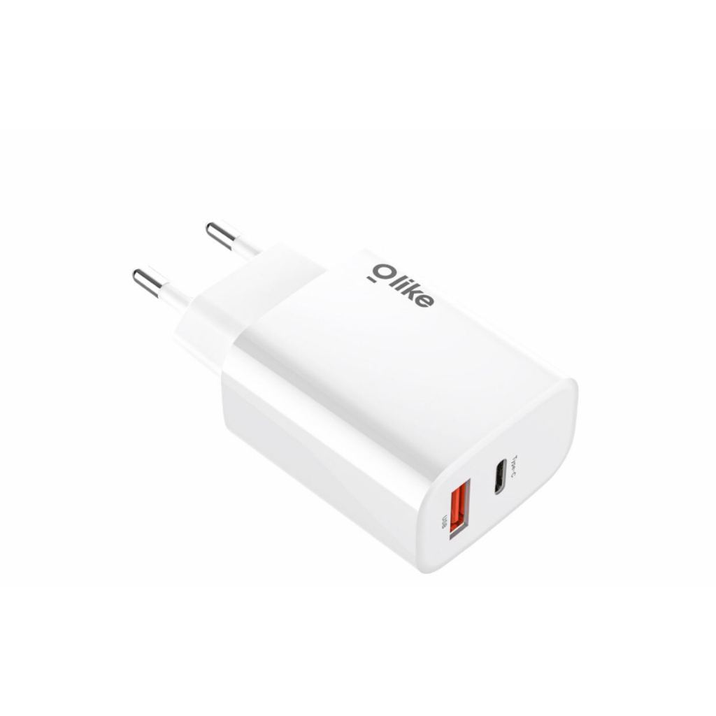 Jual OLIKE C400 ADAPTOR DUAL PORT FAST CHARGING 20W | Shopee Indonesia