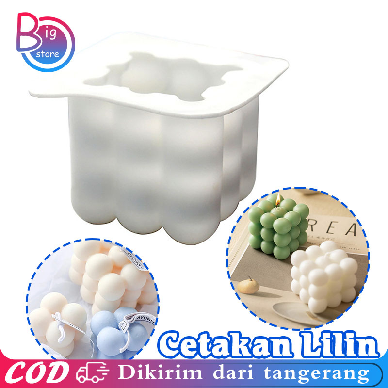 Jual Cetakan Lilin Silikon DIY Silicone Candle Mold 3d Cetakan Lilin ...