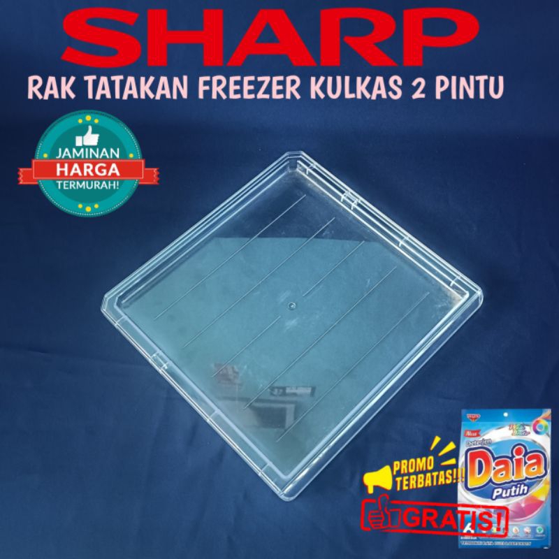 Jual RAK TATAKAN KULKAS SHARP 2 PINTU BAGIAN FREEZER ATAS ORIGINAL | Shopee Indonesia