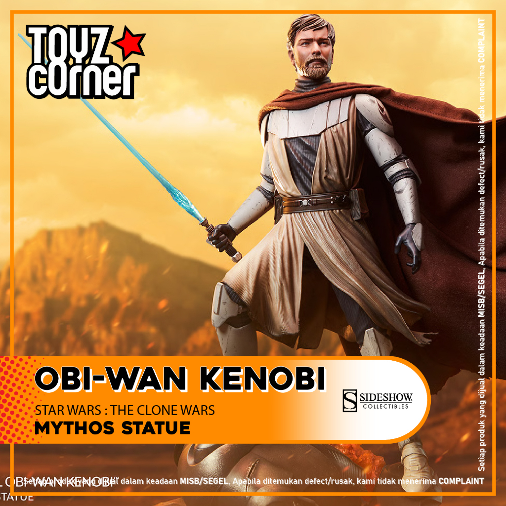 Jual Toyz Corner - Sideshow 200558 General Obi Wan Kenobi Mythos | Shopee Indonesia