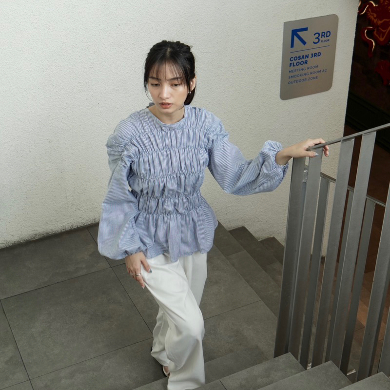 Jual Wrinkle Blouse | Shopee Indonesia