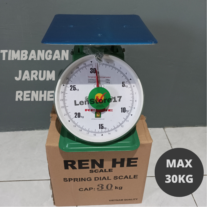 Jual Timbangan Duduk Jarum RENHE 30 KG | Shopee Indonesia