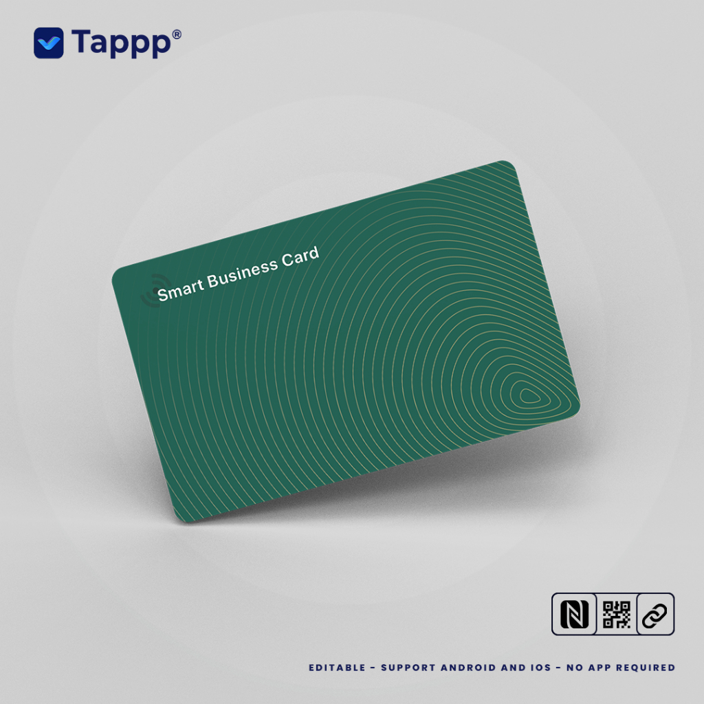 Jual Tappp Smart Business Card - Kartu Nama NFC - Blue Beyond V2 ...