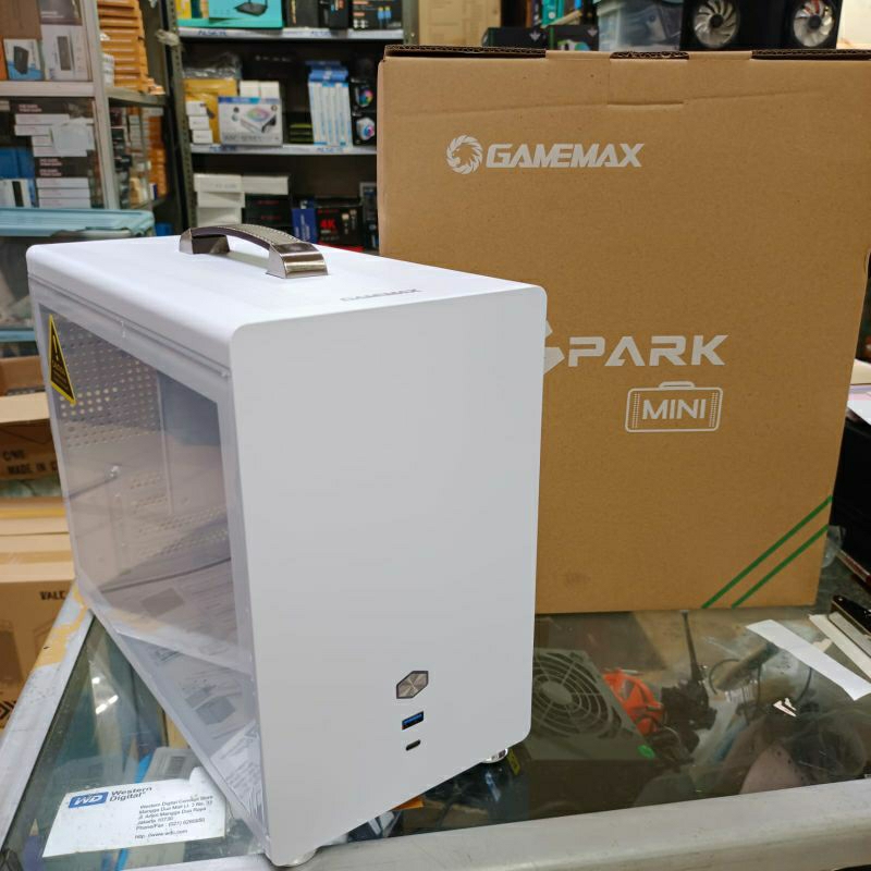 Jual Casing Komputer Gamemax Spark Mini / Casing PC Mini ITX White ...