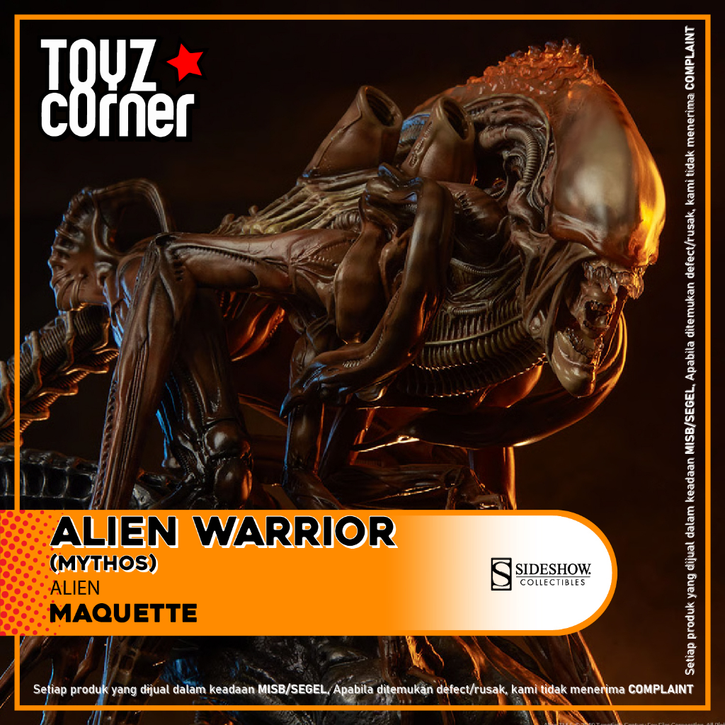 Jual Toyz Corner - Sideshow #400317 Alien Warrior Mythos Maquette ...