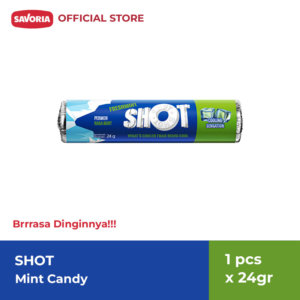 Jual SHOT Mint Candy Roll - Permen Mint Bolong 24g | Shopee Indonesia