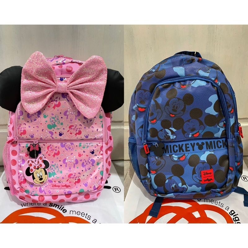 Jual Smiggle Minnie Mickey Mouse Backpack Tas Smiggle SD | Shopee Indonesia