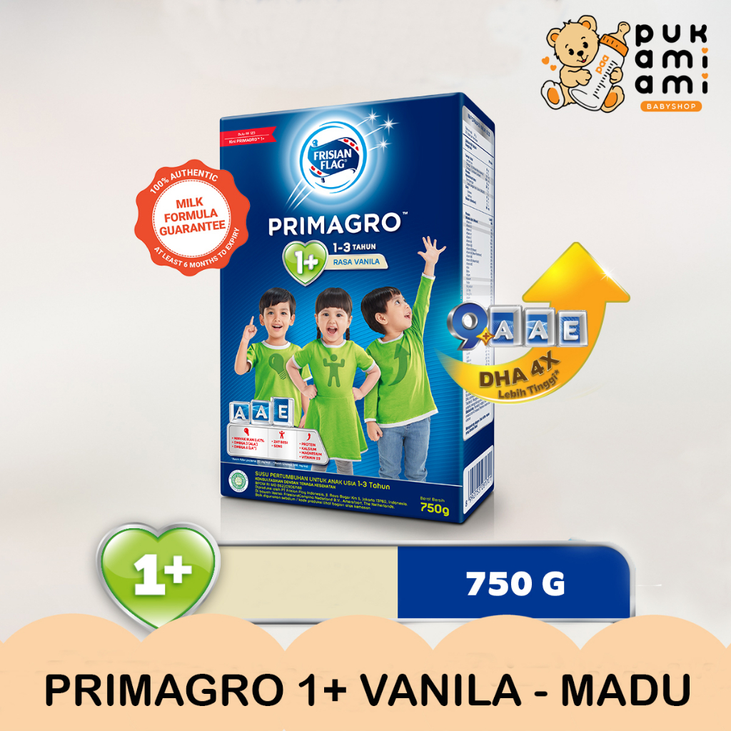 Jual Primagro 1+ Vanila dan Madu 750 gr (1-3 tahun) Susu Formula ...