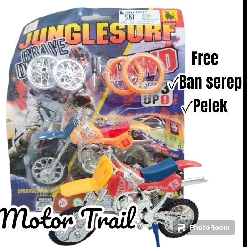 Jual Mainan Motor Tril + Sperpart /edisi terbaik (Mainan edukatif ...