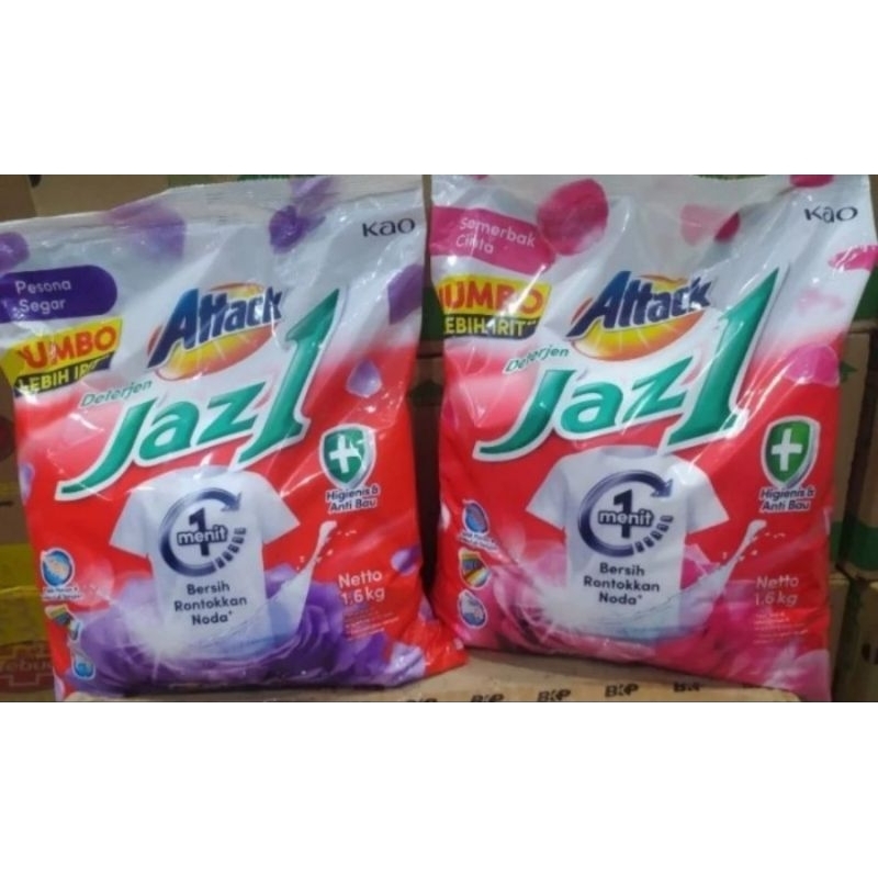 Jual Deterjen Attack Jaz1 1,6kg | Shopee Indonesia