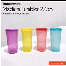 Jual Tupperware Medium Tumbler per pcs 275ml warna random | Shopee ...