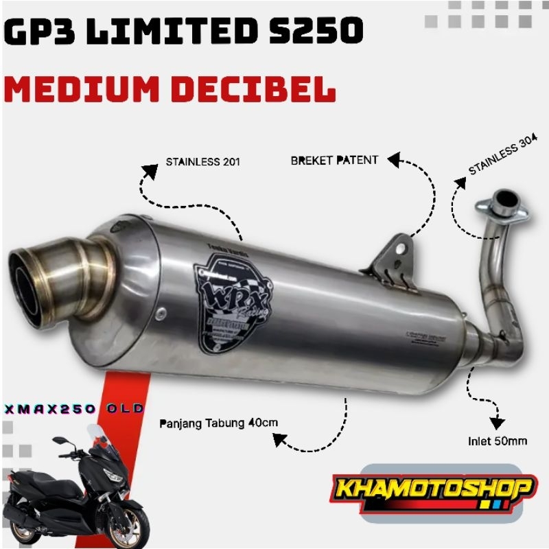 Jual WRX GP3 LIMITED MEDIUM S250 XMAX250 OLD / NEW XMAX250 | Shopee ...