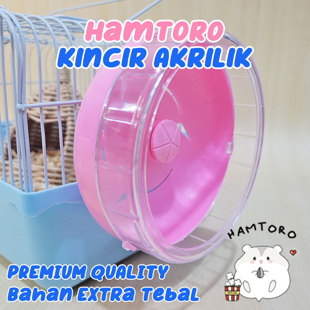 Jual Hamtoro / Kincir Mainan Aksesoris Hamster Premium Akrilik Tebal ...