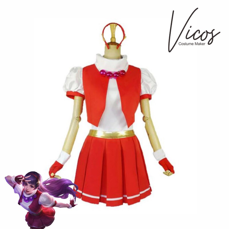 Jual Kostum Cosplay - MLBB Guinever Skin Athena | Shopee Indonesia