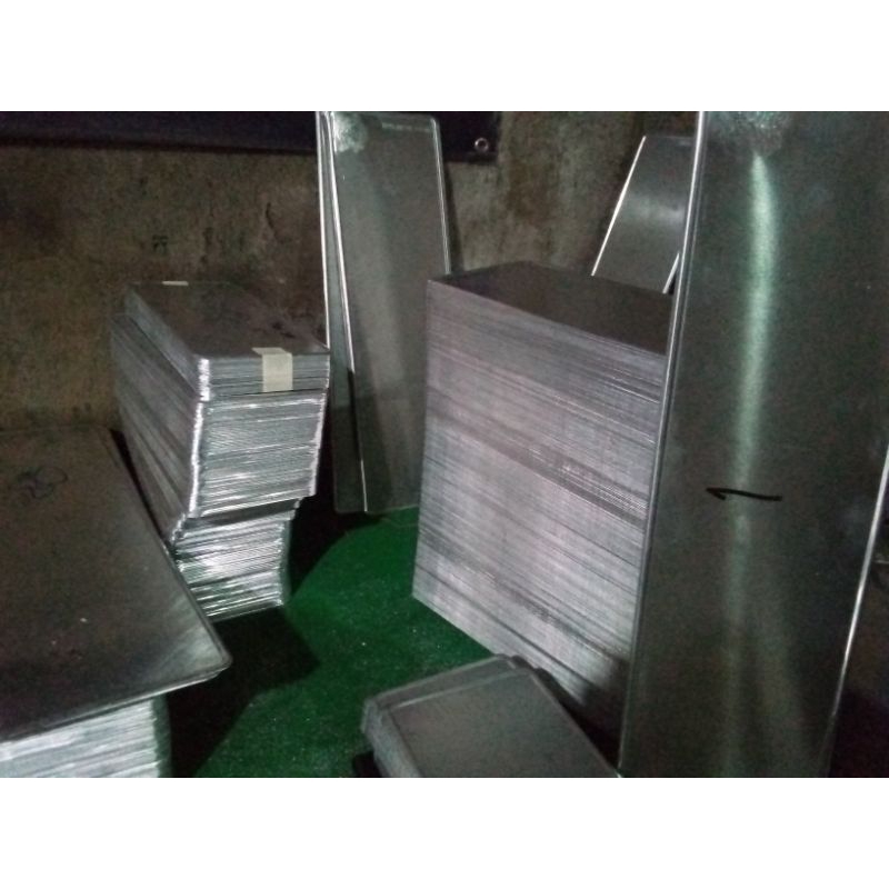 Jual bahan plat nomor motor 0.7m paket 50 pasang polos tanpa logo ...