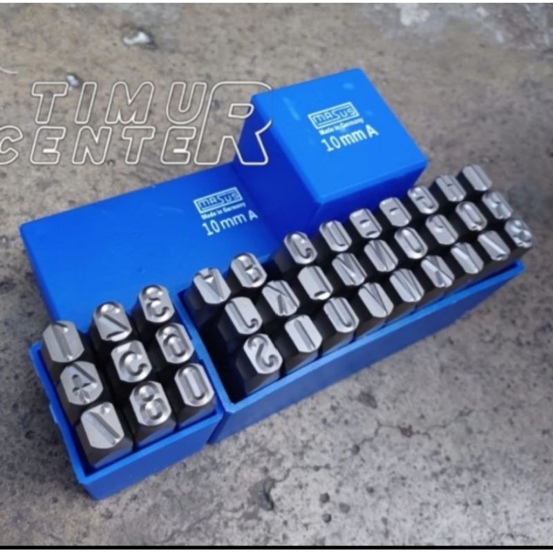 Jual alat ketok huruf dan angka ketok 10mm stamp punch A-Z MASUS ...