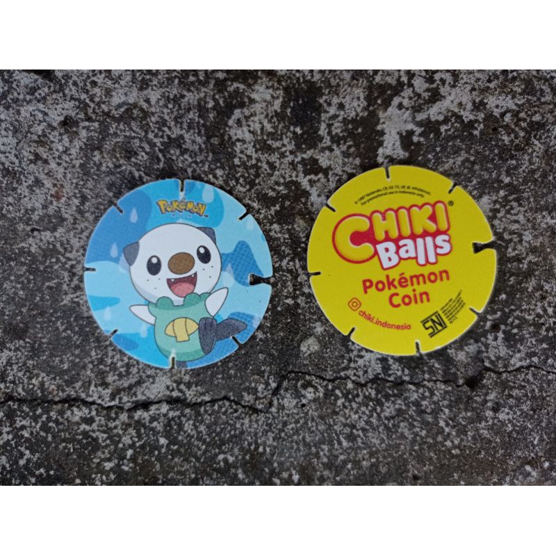 Jual Tazos / Tajos POKEMON COIN -OSHAWOTT- CHIKI BALLS New Murah Mainan ...