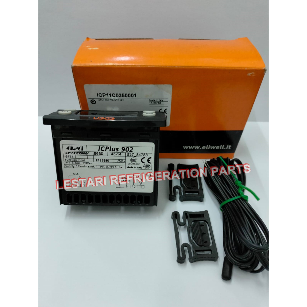 Jual Eliwell IC 902 12V + Sensor NTC Hitam (Tanpa Trafo) | Shopee Indonesia