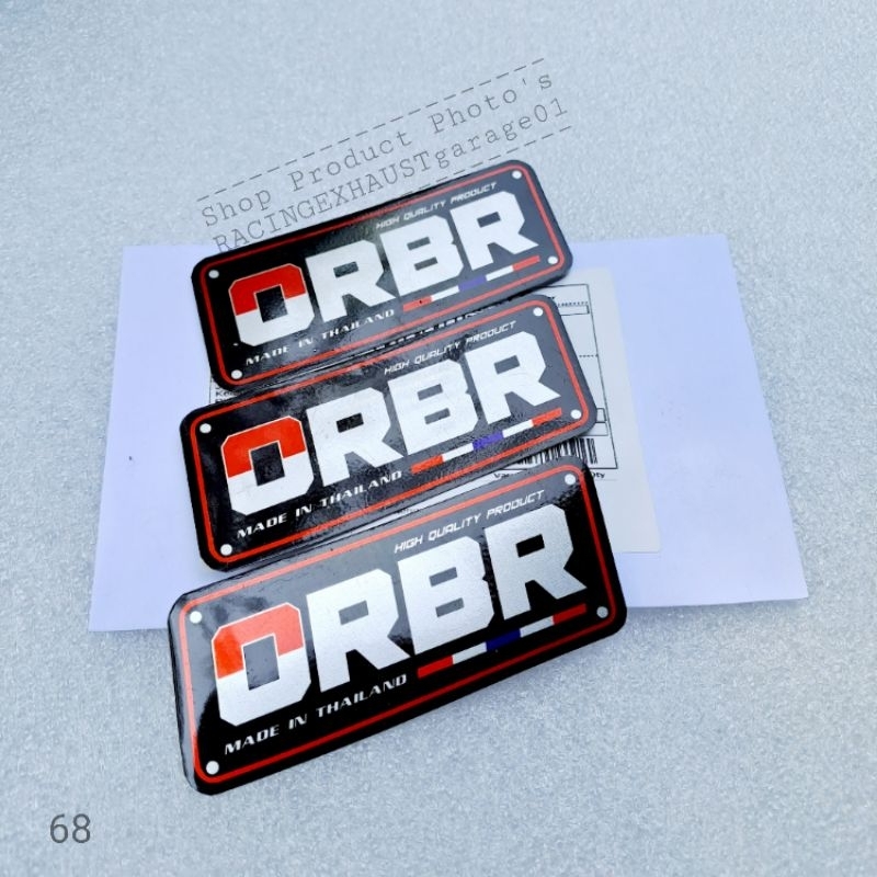 Jual Logo Knalpot Racing ORBR,OPBR Emblem/ Emblem Knalpot ORBR,OPBR,NLK ...