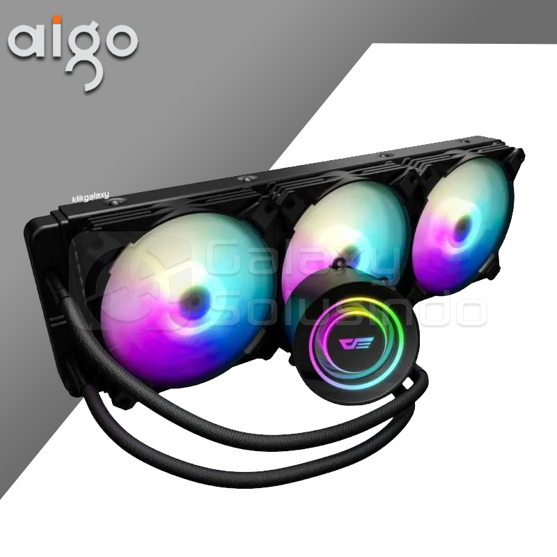Jual AIGO DARKFLASH DX360 TWISTER ARGB Liquid CPU Cooler - Black | Shopee Indonesia
