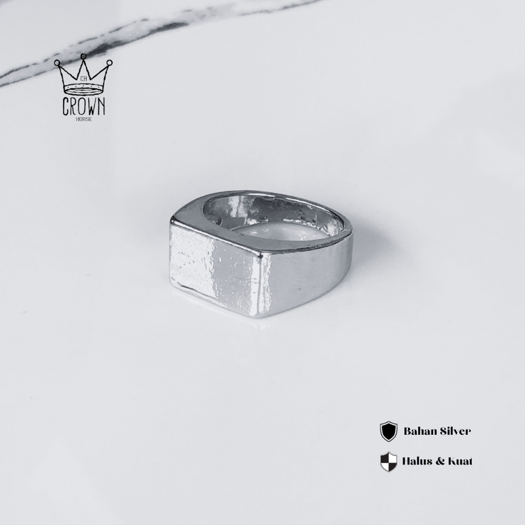 Jual PERAK RING // CINCIN SILVER // CINCIN COWOK // CINCIN KOTAK ...